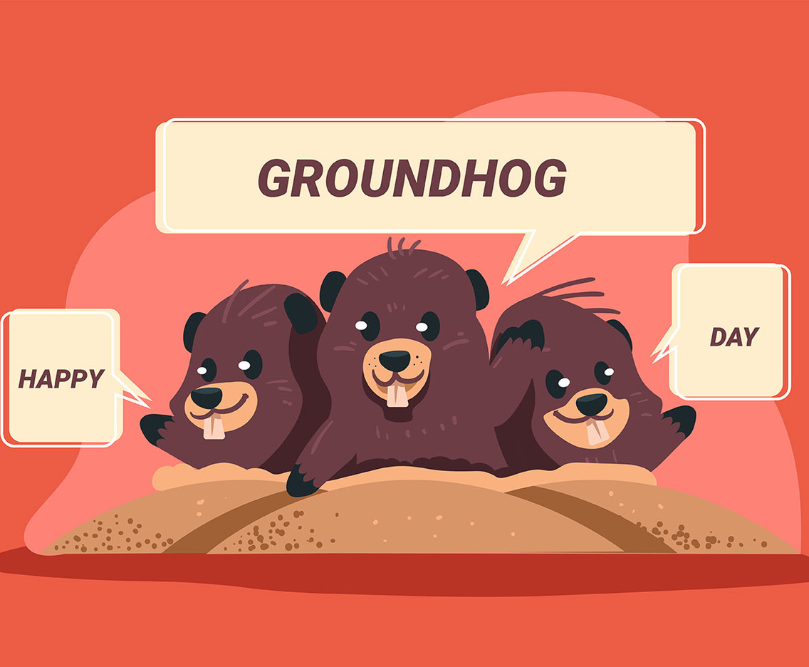 Ground Hog Day Vector Art & Graphics | freevector.com