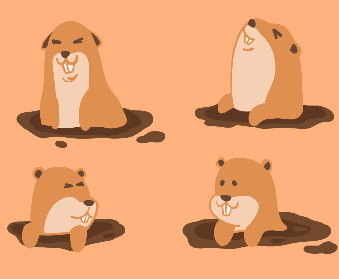 Ground Hog Day Vector Art & Graphics | freevector.com