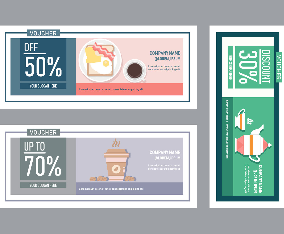 Gift Voucher Templates Vector Art & Graphics | freevector.com