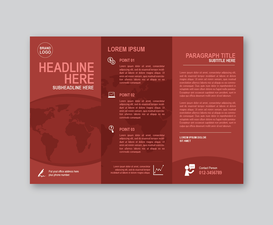 Professional Brochure Template Vector Art & Graphics | freevector.com