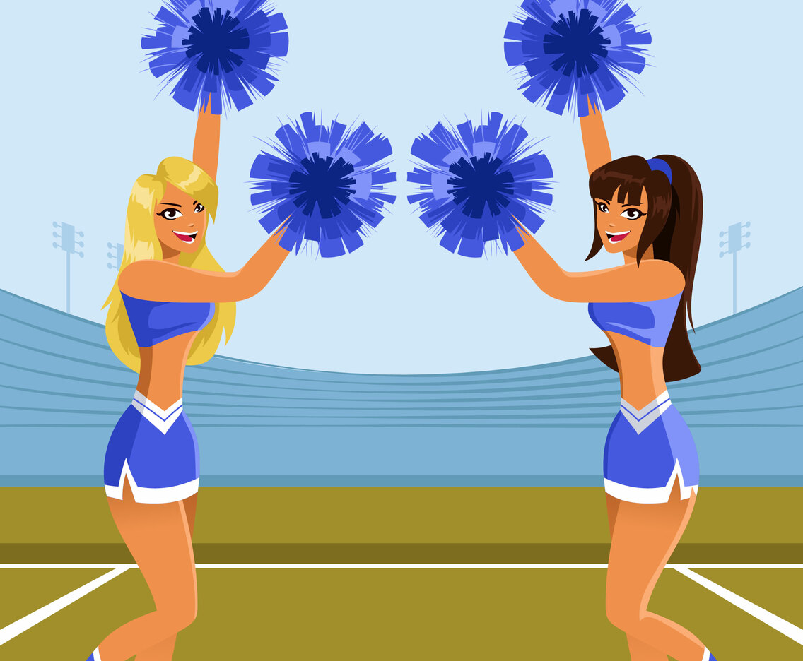 Cheerleader Vector Art & Graphics | freevector.com