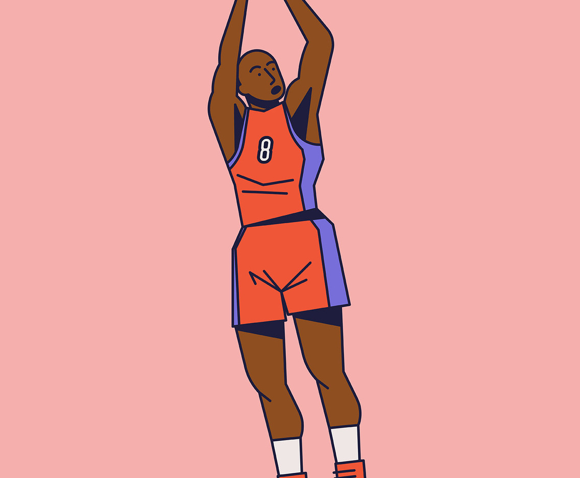 Basketball Illustration Vector Art & Graphics | freevector.com