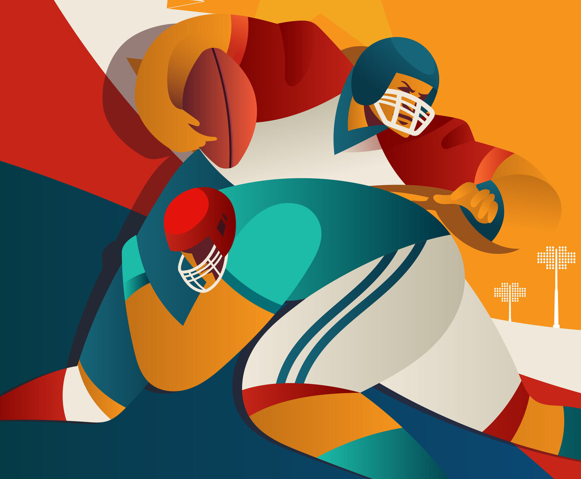 Football Player Vector Art & Graphics | freevector.com