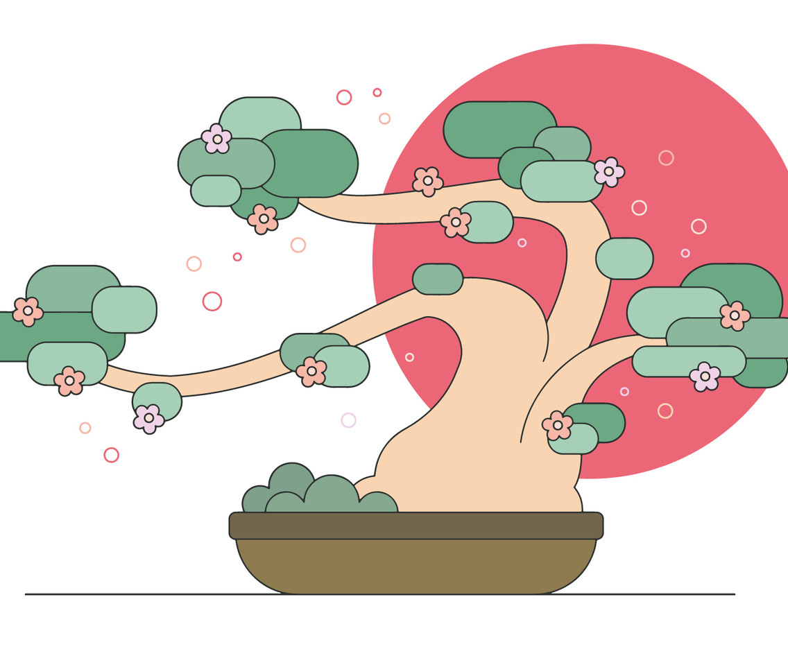 Bonsai Vector Vector Art & Graphics | freevector.com