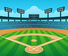 Baseball Opening Day Vector Art & Graphics | freevector.com