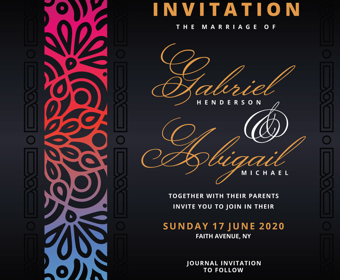 Islamic Style Invitation Vector Art & Graphics | freevector.com