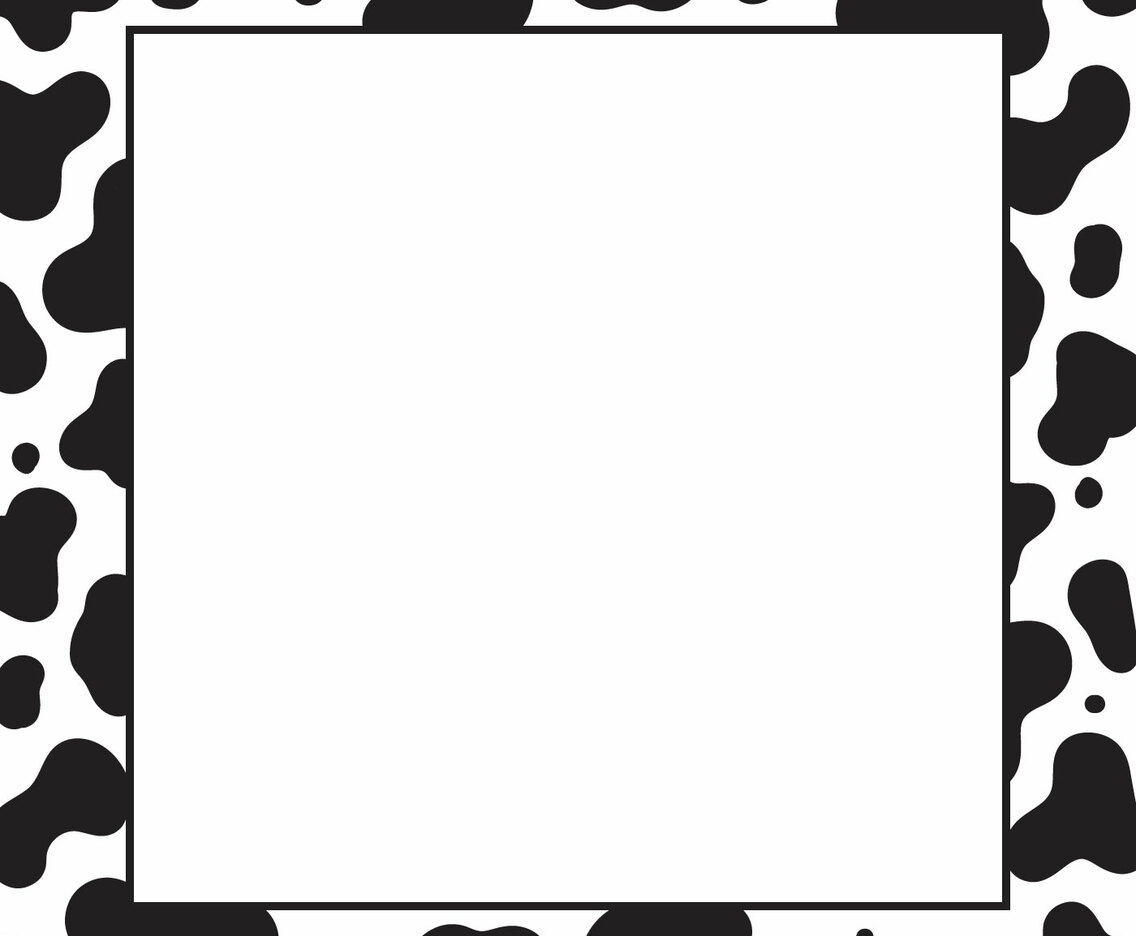 Cow Print Background Template Vector Art & Graphics | freevector.com