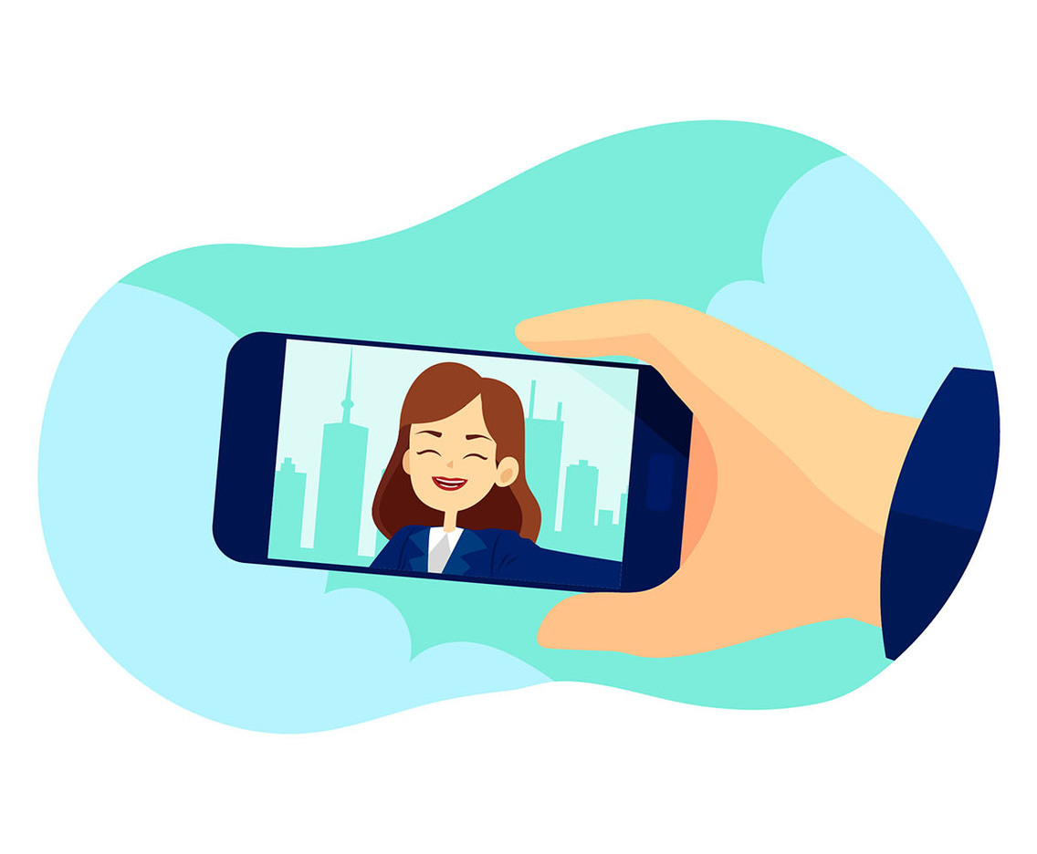 Selfie Vector Vector Art & Graphics | freevector.com