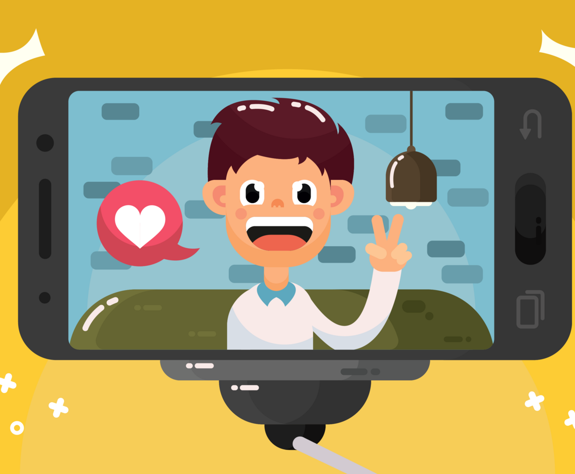 Selfie Vector Vector Art & Graphics | freevector.com