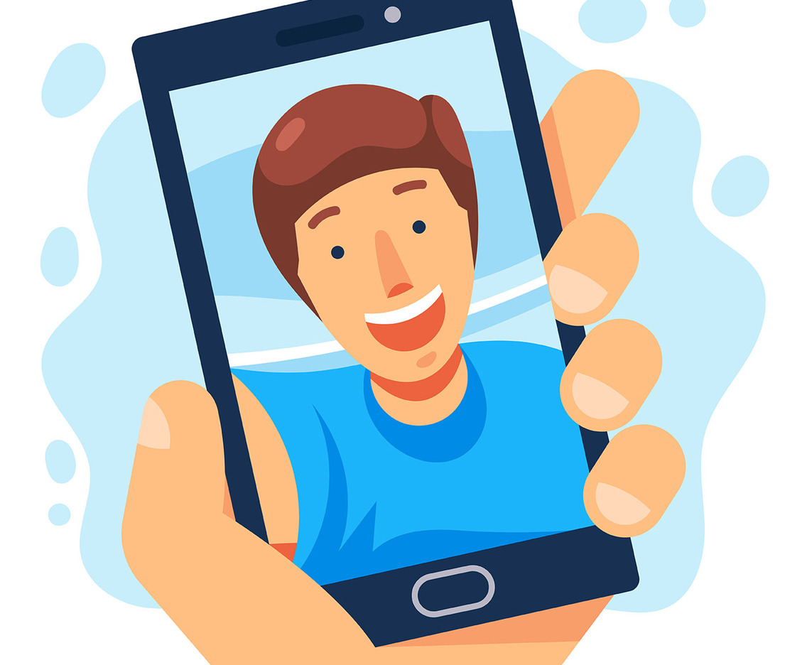 Selfie Illustration Vector Art & Graphics | freevector.com
