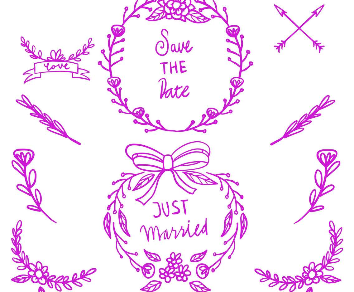 Wedding Element Vector Art & Graphics | freevector.com
