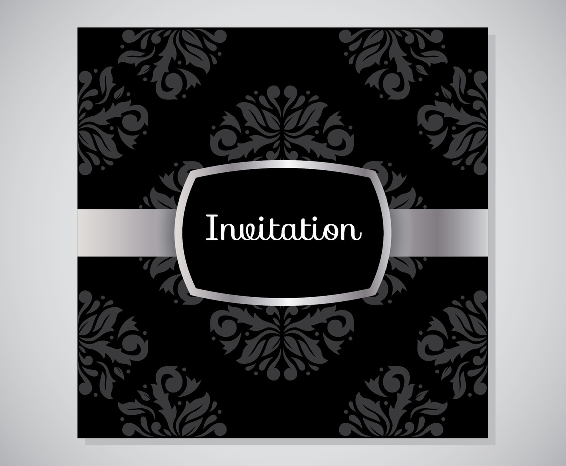 Decorative Invitation Card Vector Art & Graphics | freevector.com