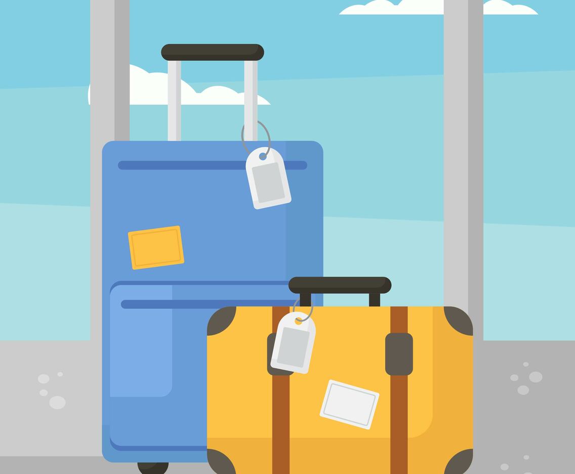 Luggage Vector Vector Art & Graphics | freevector.com