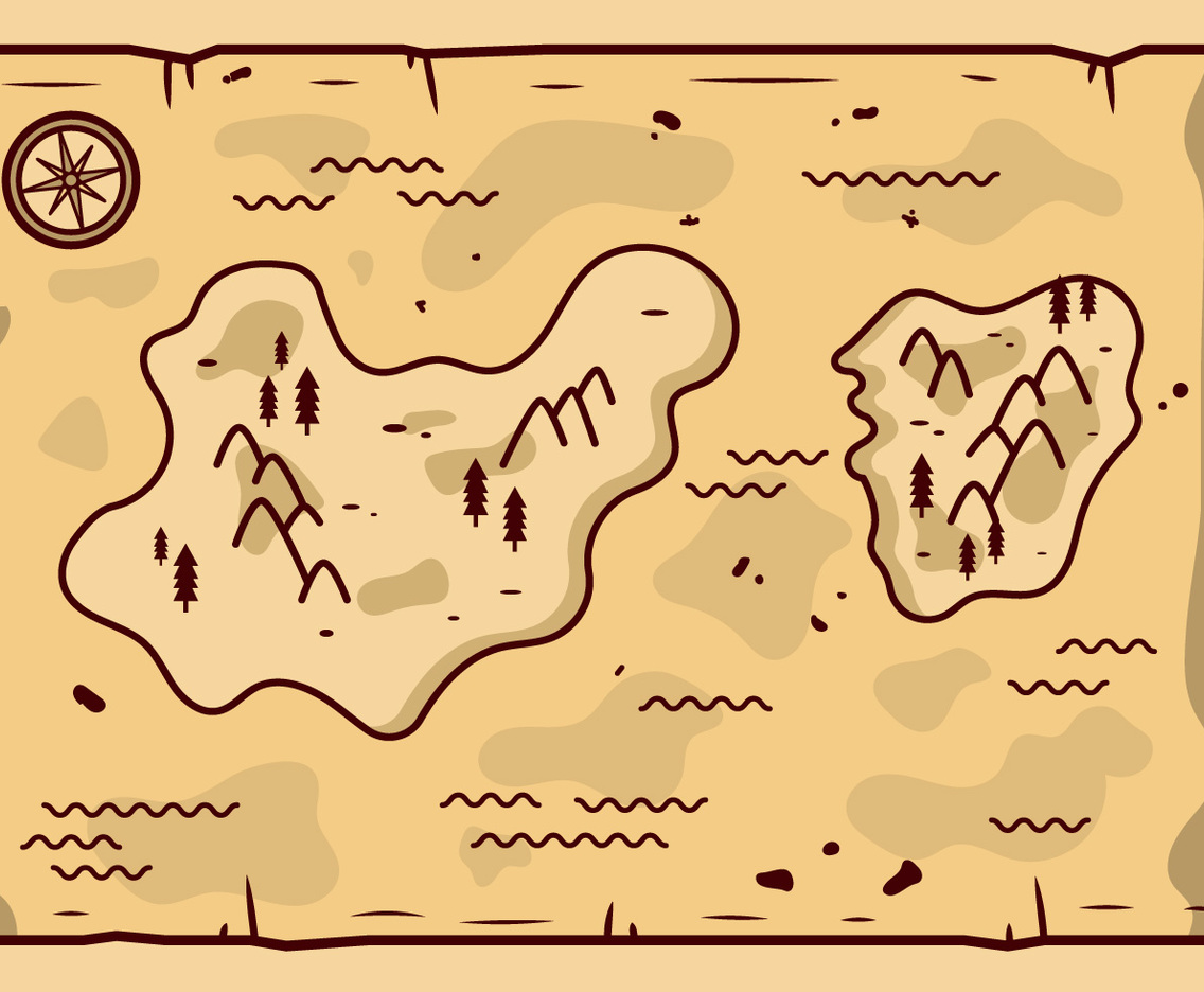 Ancient Map Vector Vector Art & Graphics | freevector.com