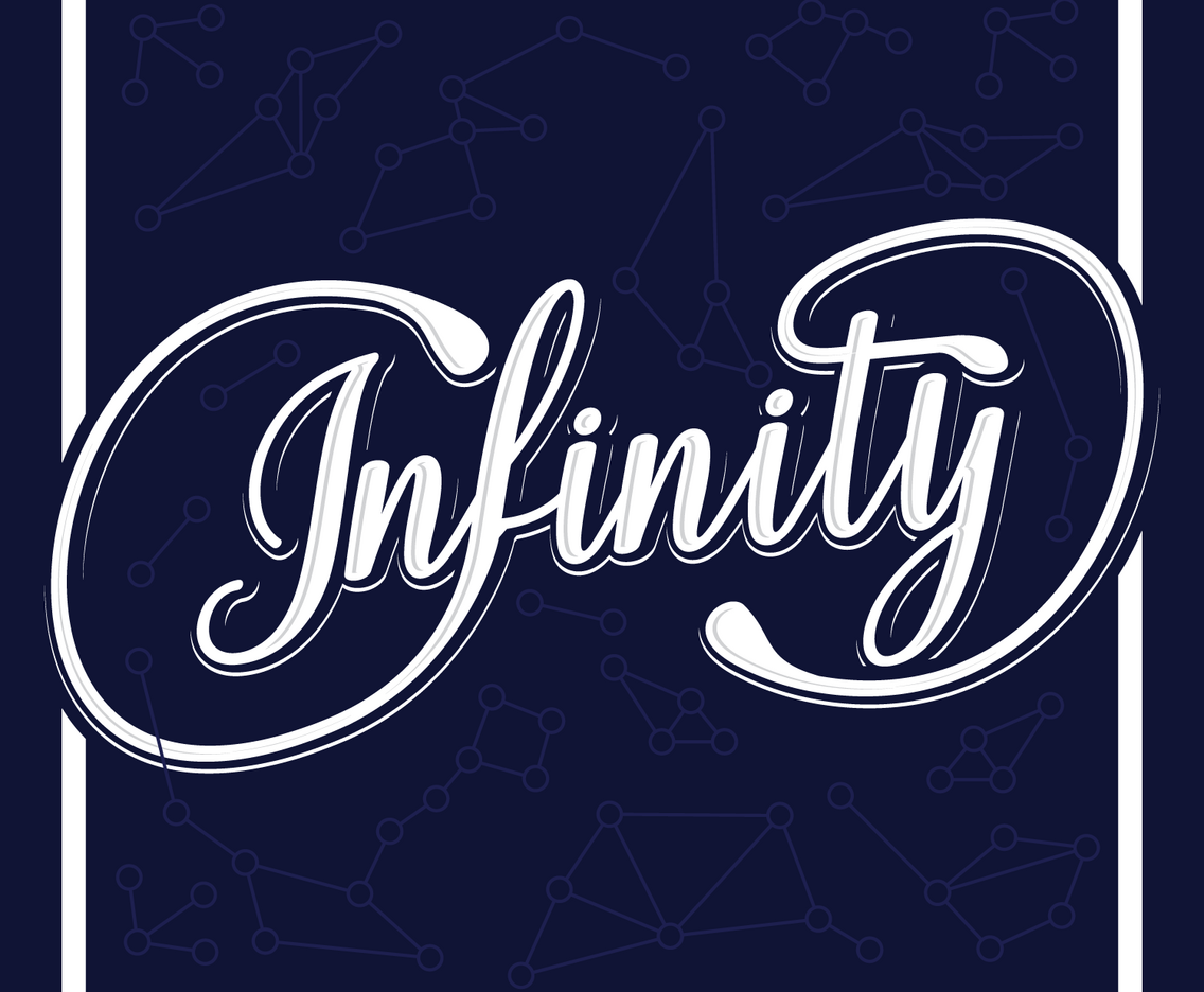 Infinity Typography Vector Art & Graphics | freevector.com