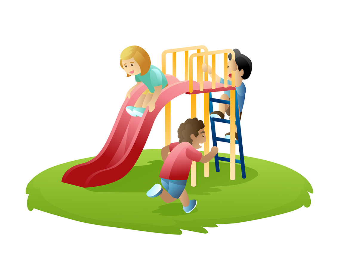 Diverse Children Playing Vector Vector Art & Graphics | freevector.com