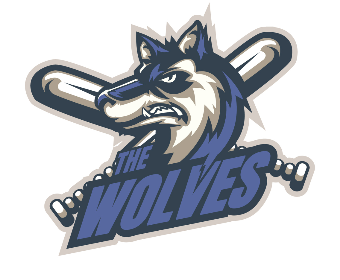 Baseball Wolves Vector Art & Graphics | freevector.com