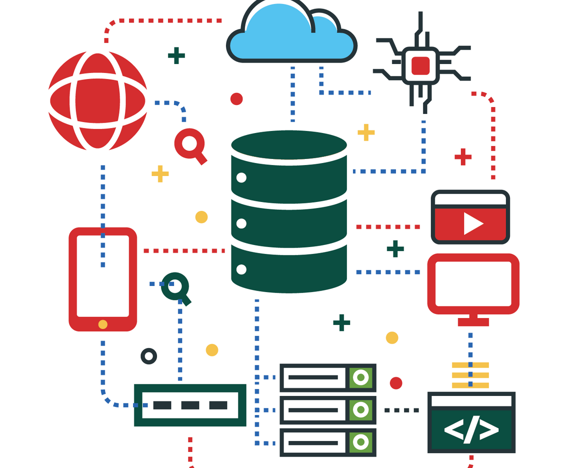 Storage Centric Cloud Engineering Technology Vector Art & Graphics ...