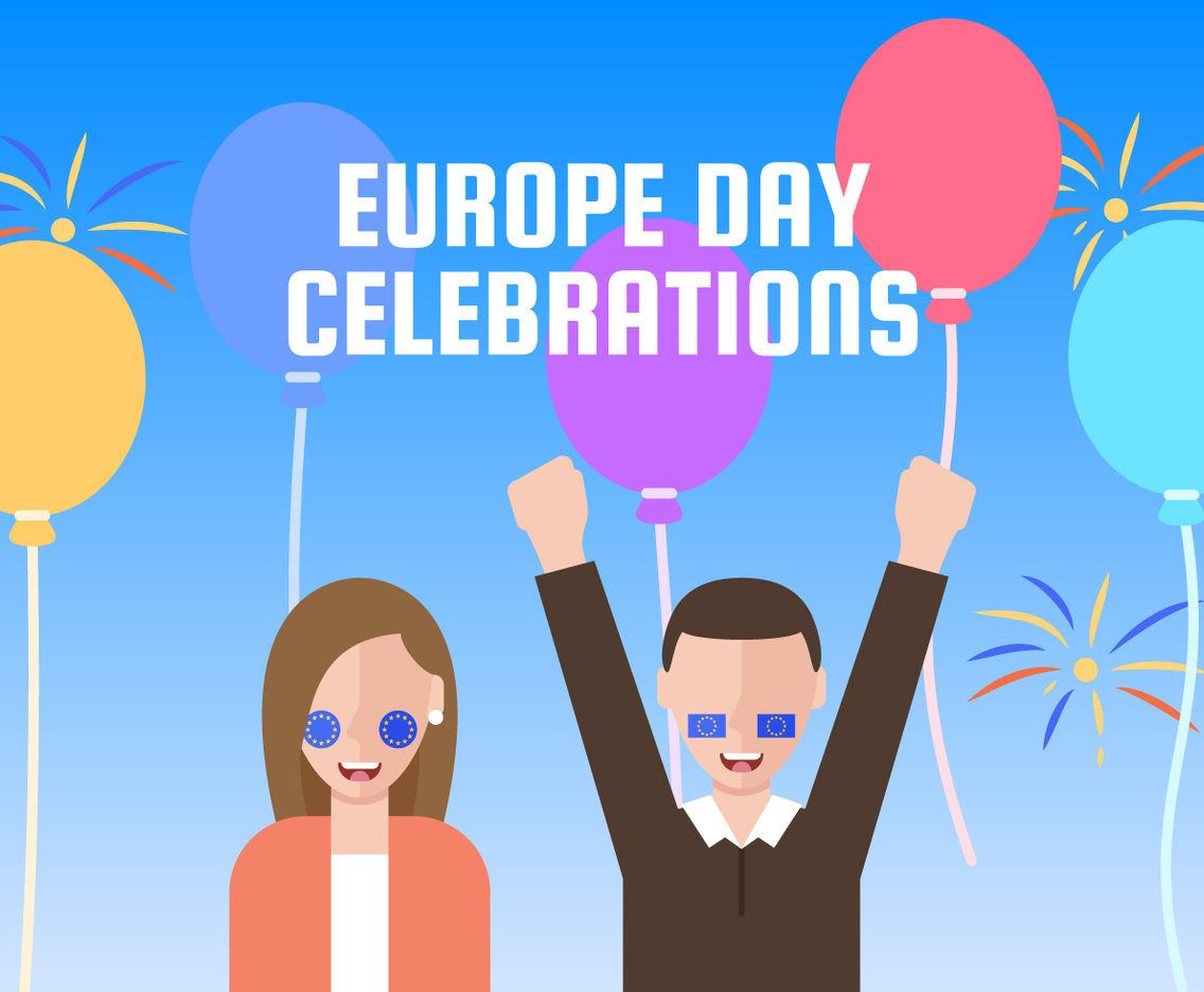 Outstanding Europe Day Vectors Vector Art & Graphics | freevector.com