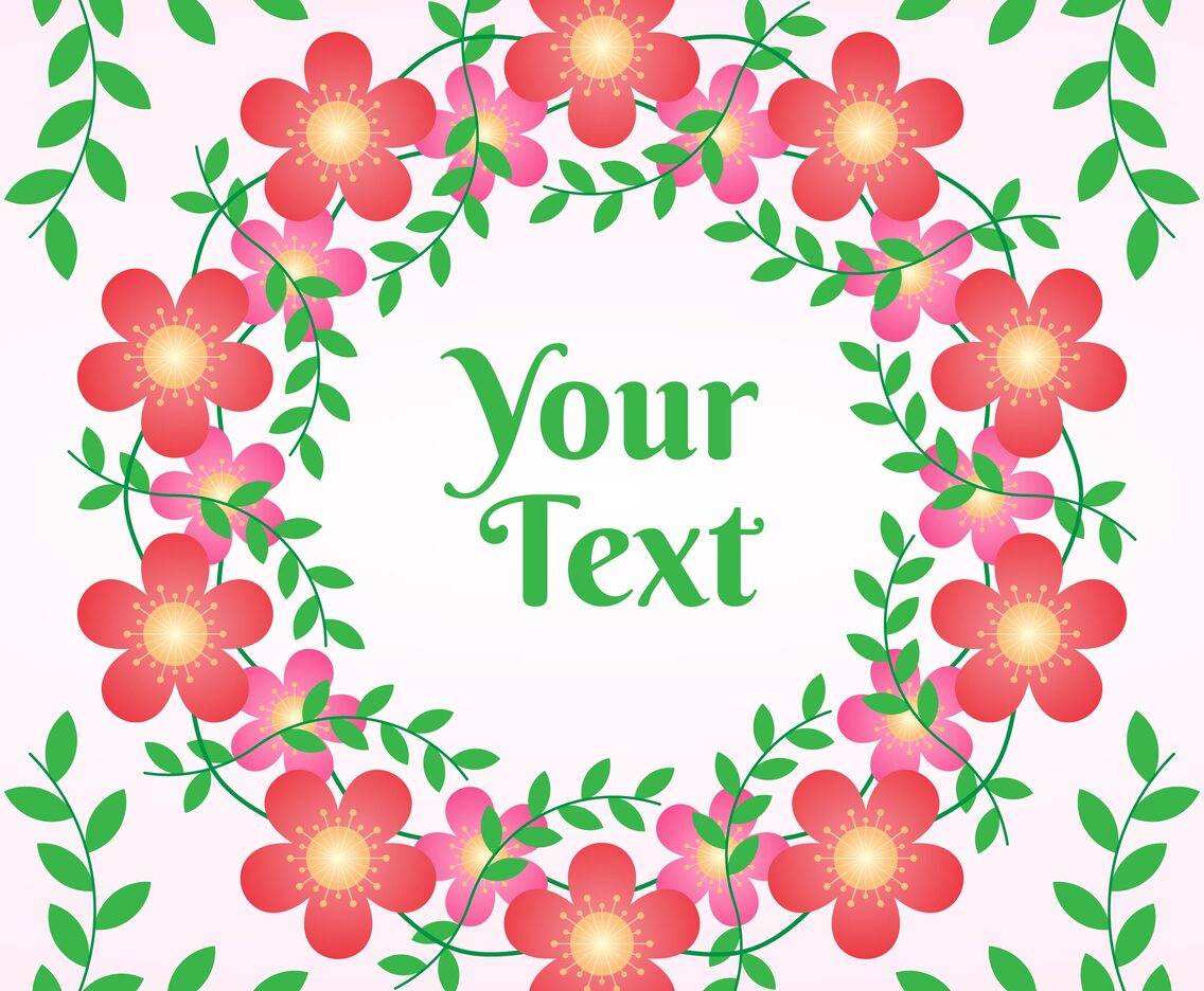 Spring Elements Border Set Vector Art & Graphics | freevector.com