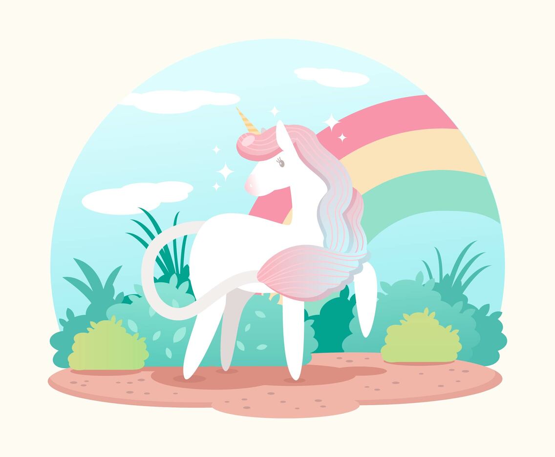 Unicorn Vectors Vector Art & Graphics | freevector.com