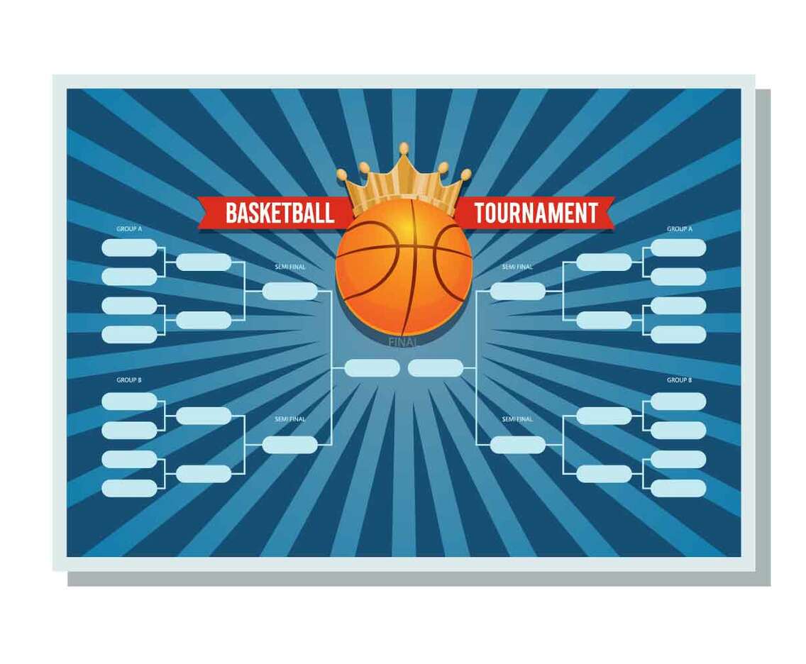 Football Tournament Bracket Poster Vector Art & Graphics | freevector.com