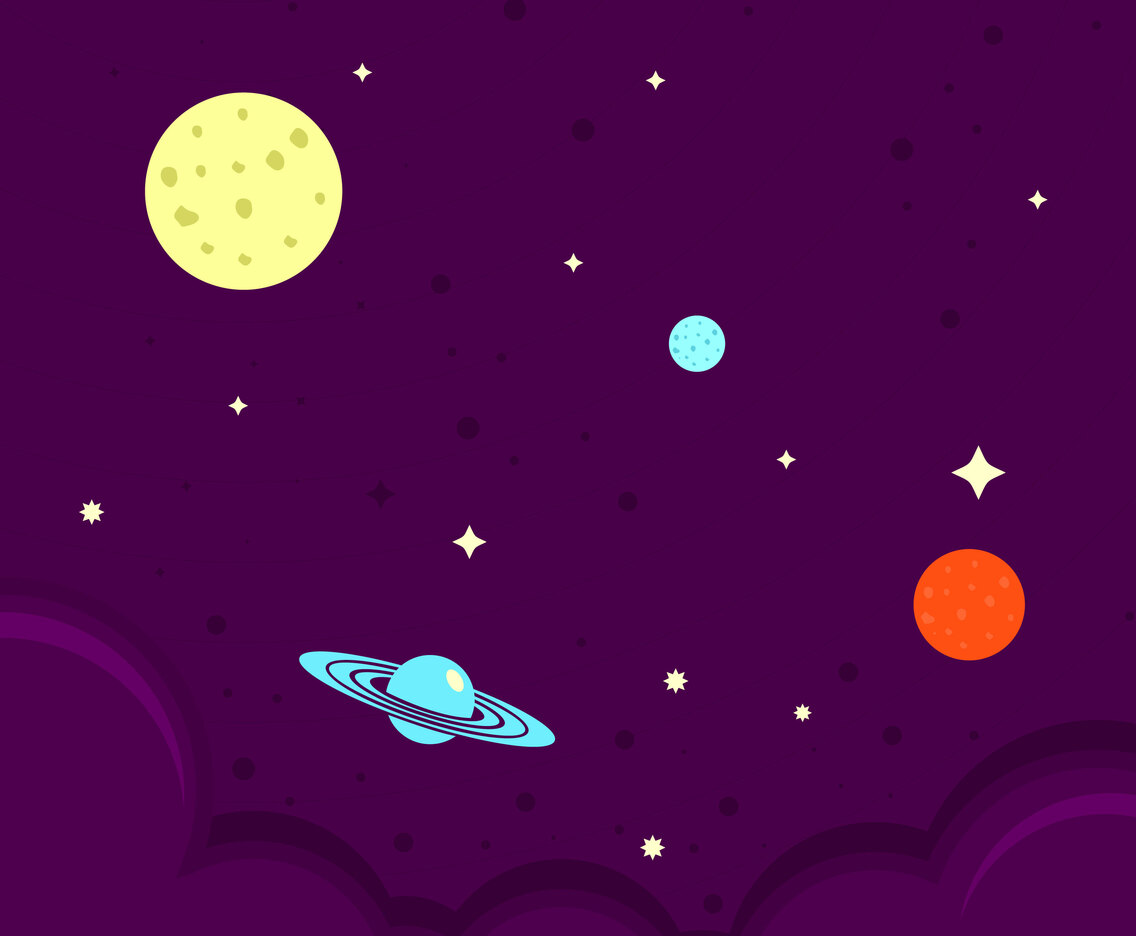 Ultra Violet Galactic Background Vector Vector Art & Graphics ...