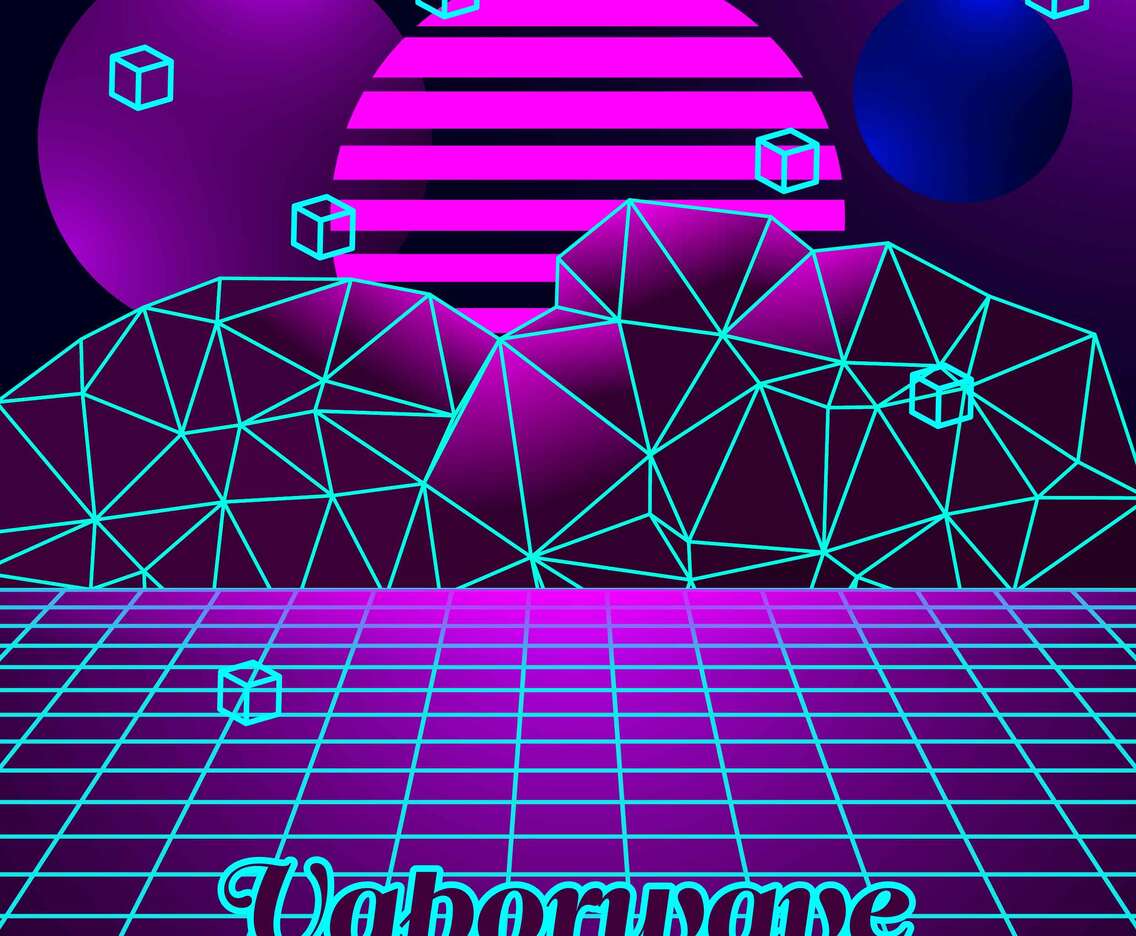 Vaporwave Background Vector Art & Graphics | freevector.com