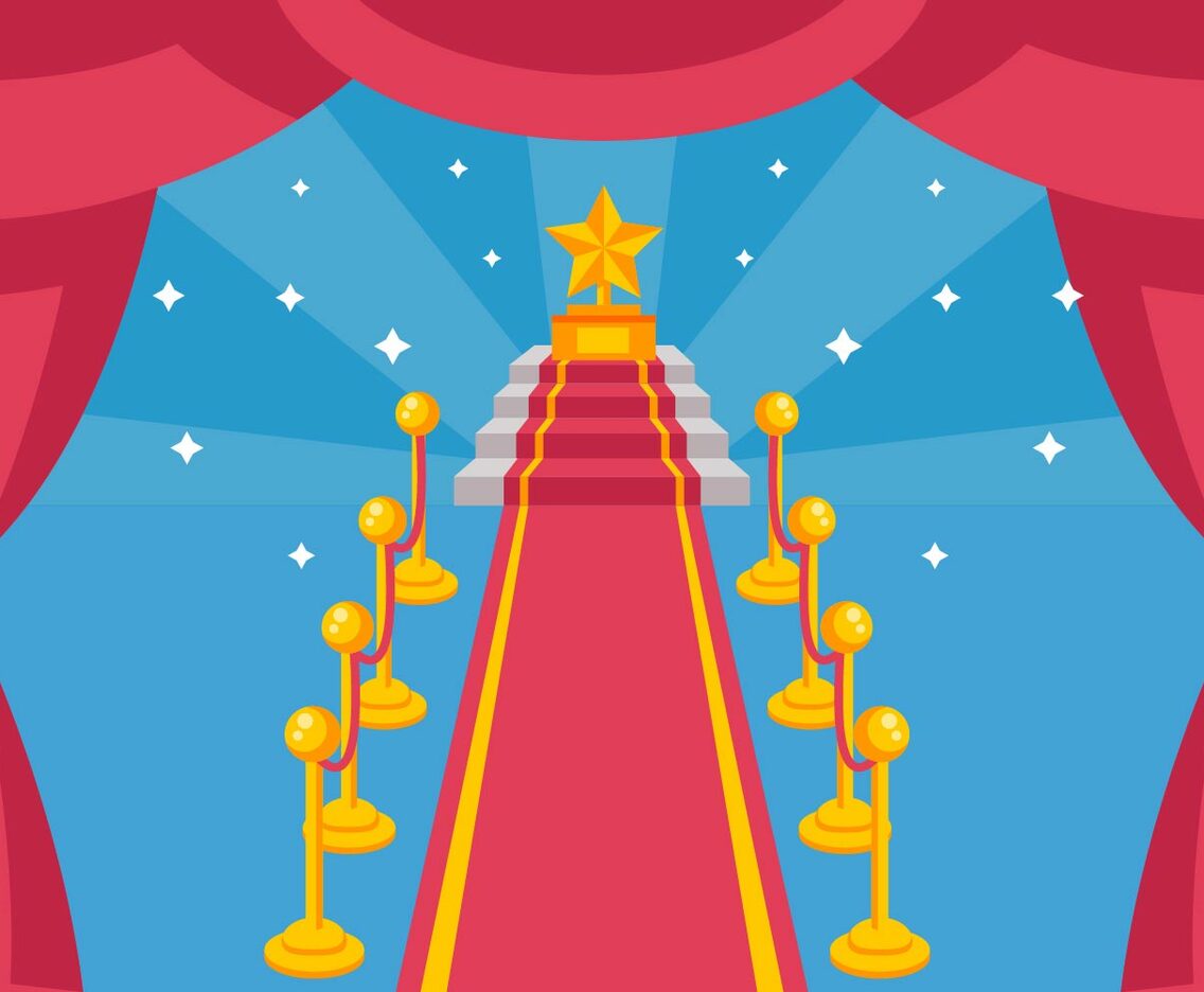 Hollywood Red Carpet Vector Vector Art & Graphics | freevector.com