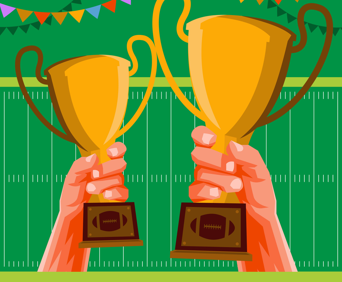 Football Party Invitation Illustration Background Vector Art & Graphics ...