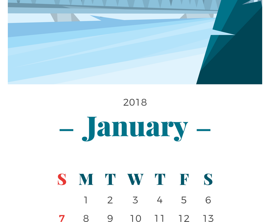 January Landscape Vector Art & Graphics | freevector.com