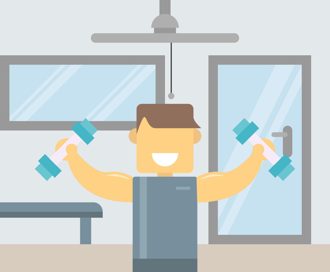 Iconic Stylish Fitness Trainer Vectors Vector Art & Graphics ...