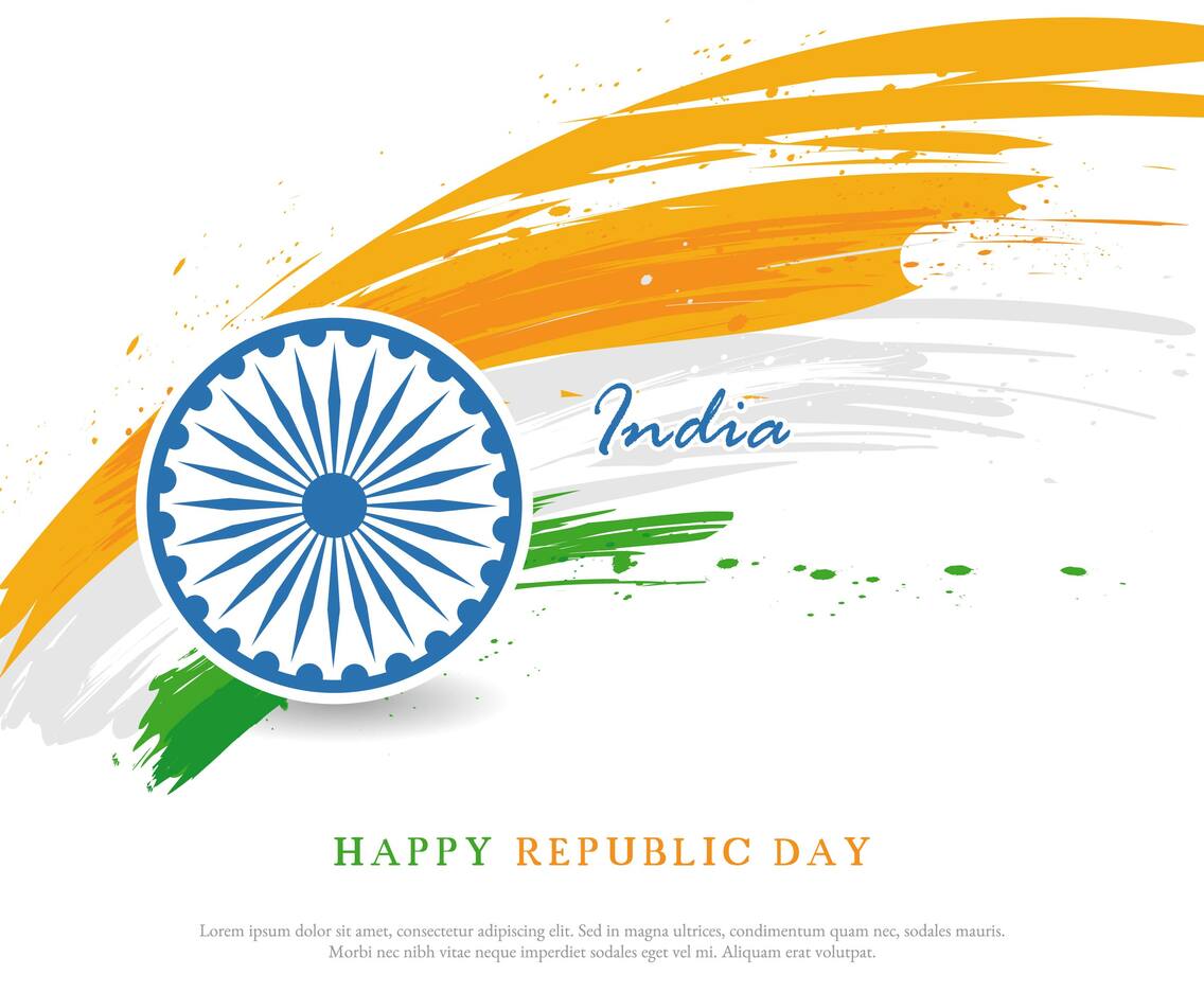Happy Republic Day Background Vector Art & Graphics | freevector.com