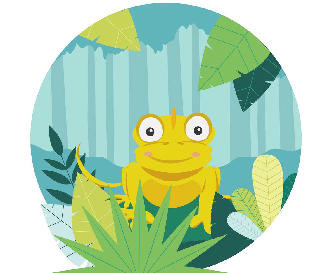 Chameleon Vector Vector Art & Graphics | freevector.com