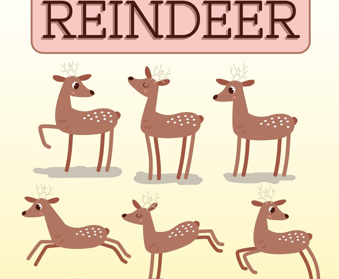 Reindeer Vector Vector Art & Graphics | freevector.com