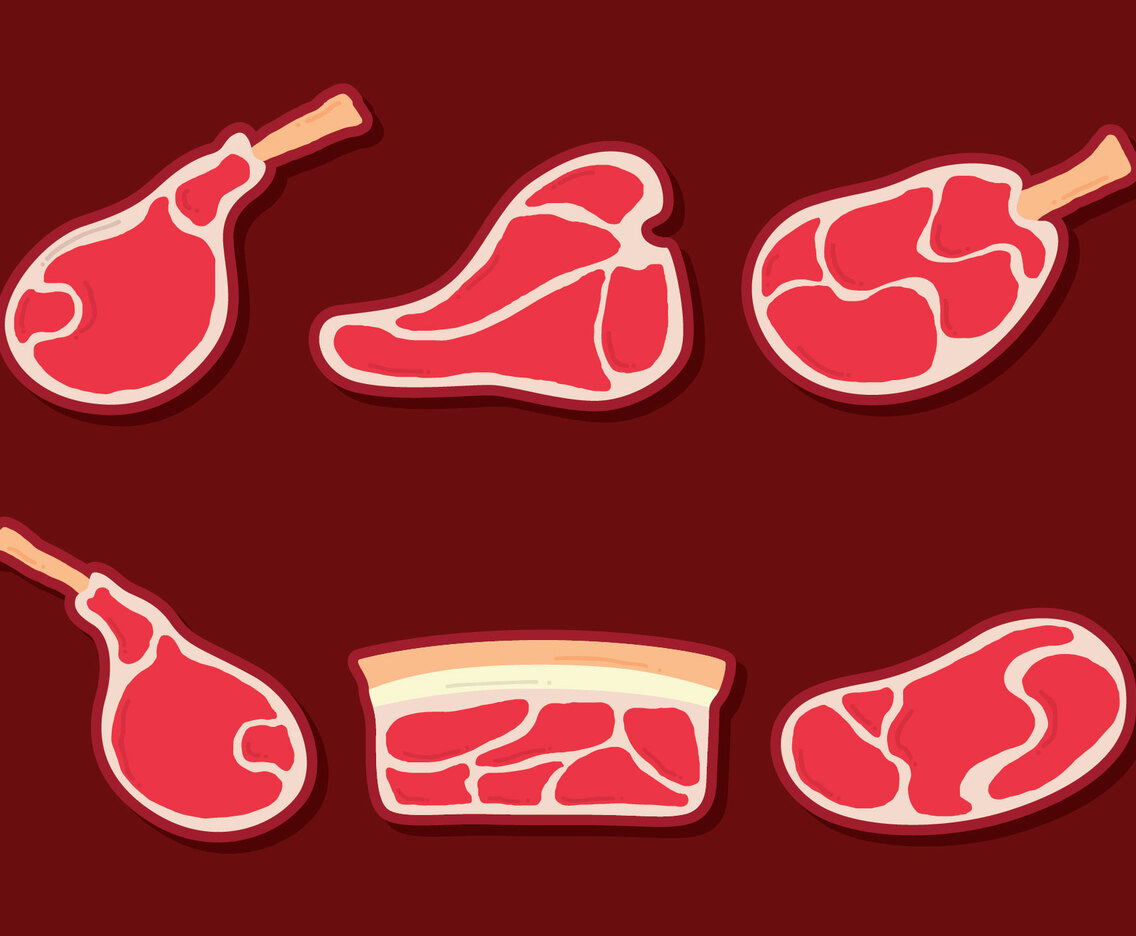 Veal Collection Vector Vector Art & Graphics | freevector.com