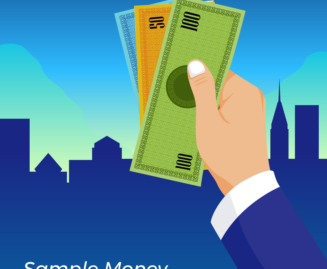 Sample Money Illustration Vector Art & Graphics | freevector.com