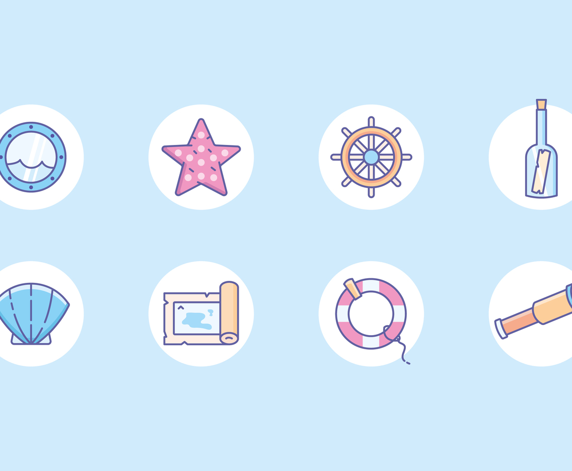 Nautical Icons Vector Art & Graphics | freevector.com