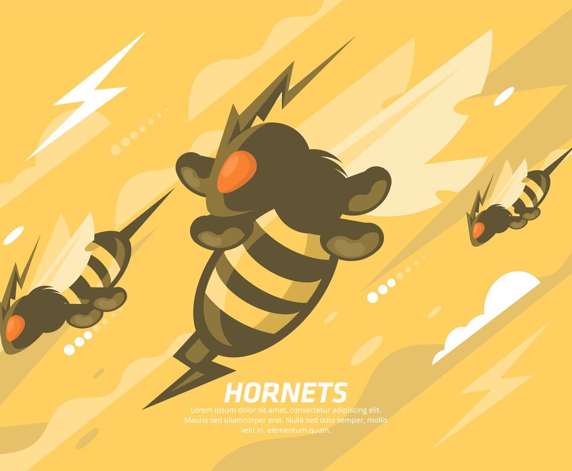 Hornet Illustration Vector Art & Graphics | freevector.com