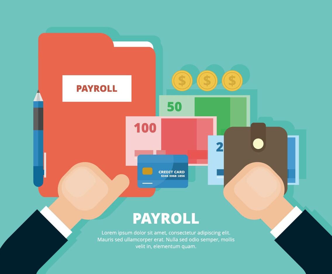 Payroll Illustration Vector Art & Graphics | freevector.com