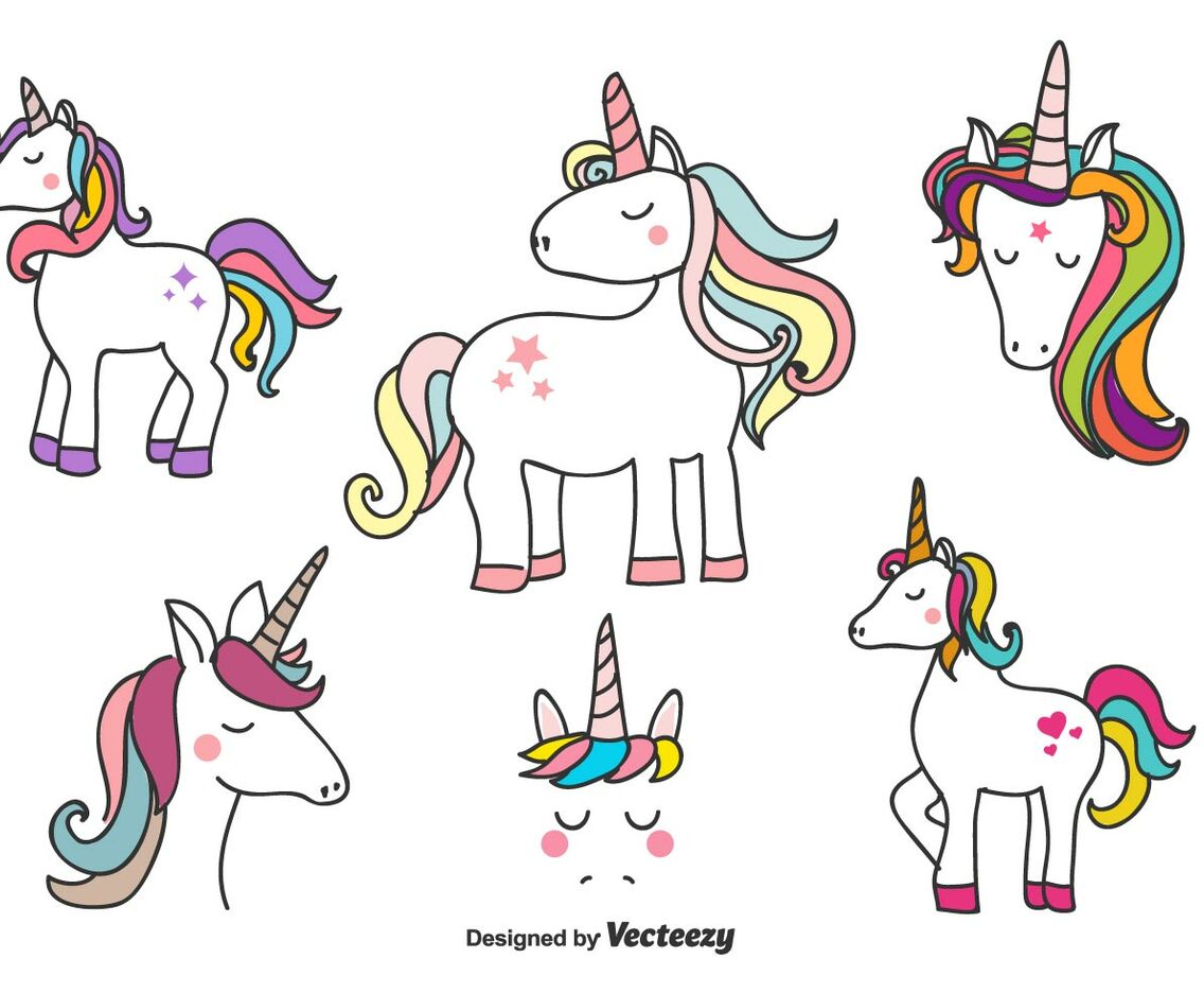 Unicorns Vector Vector Art & Graphics | freevector.com