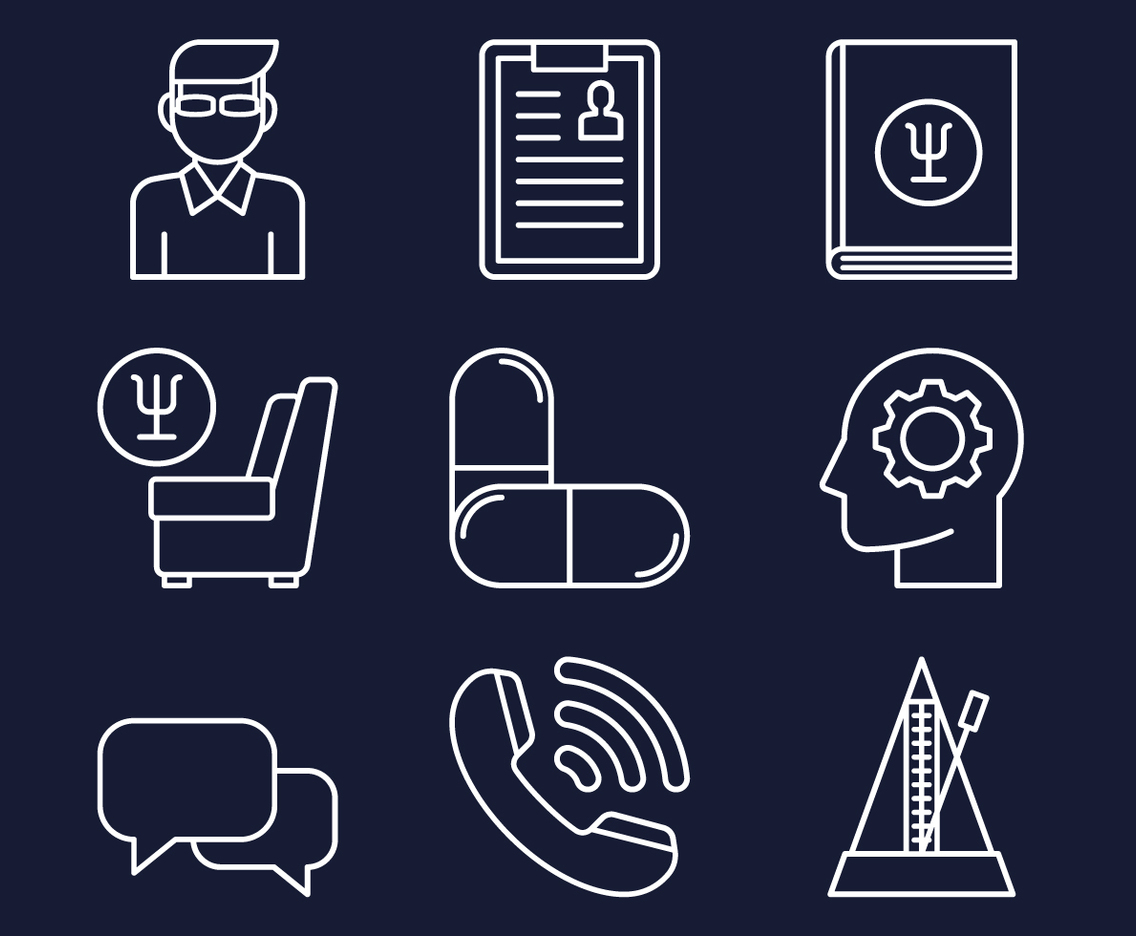 Psychology Icons Vector Art & Graphics | freevector.com