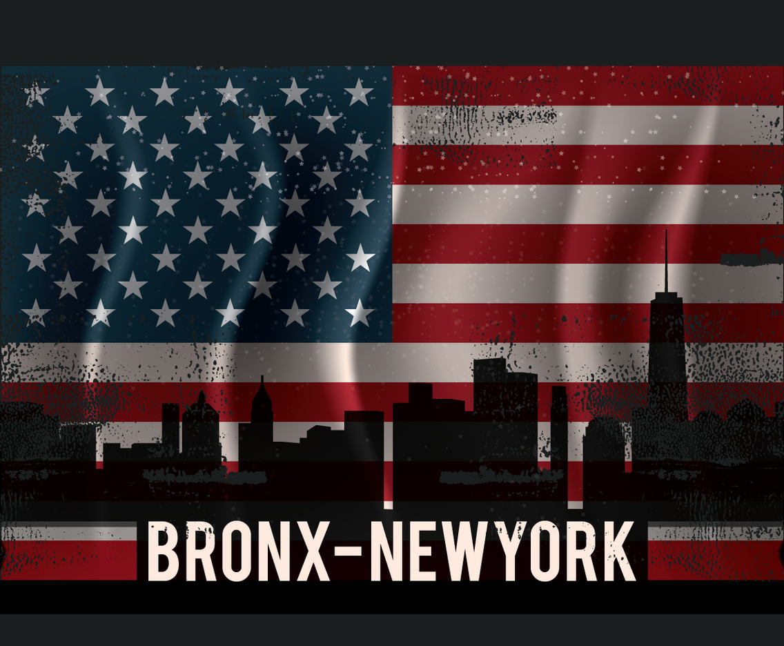 Vintage Bronx Illustration Vector Art & Graphics | freevector.com