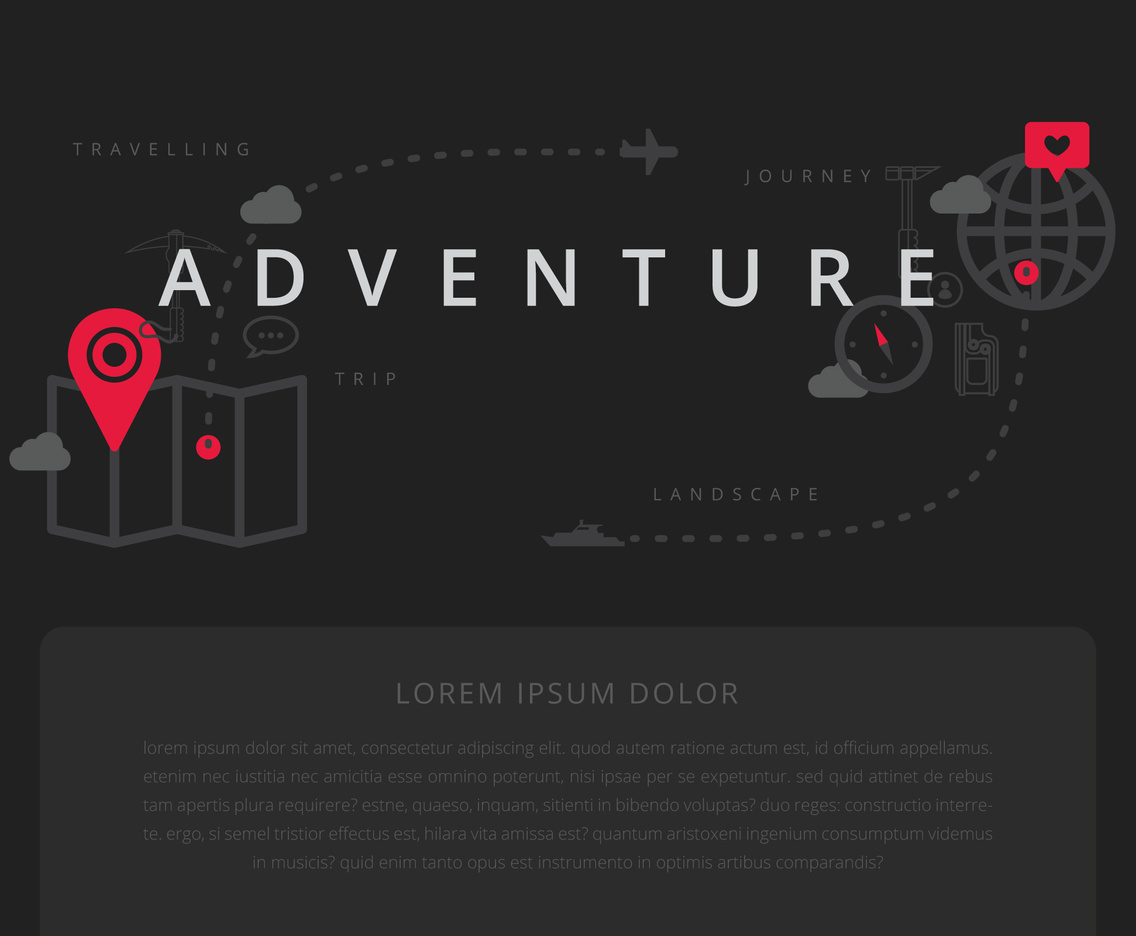 Travelling And Rappel Equipment Illustration Vector Art & Graphics ...