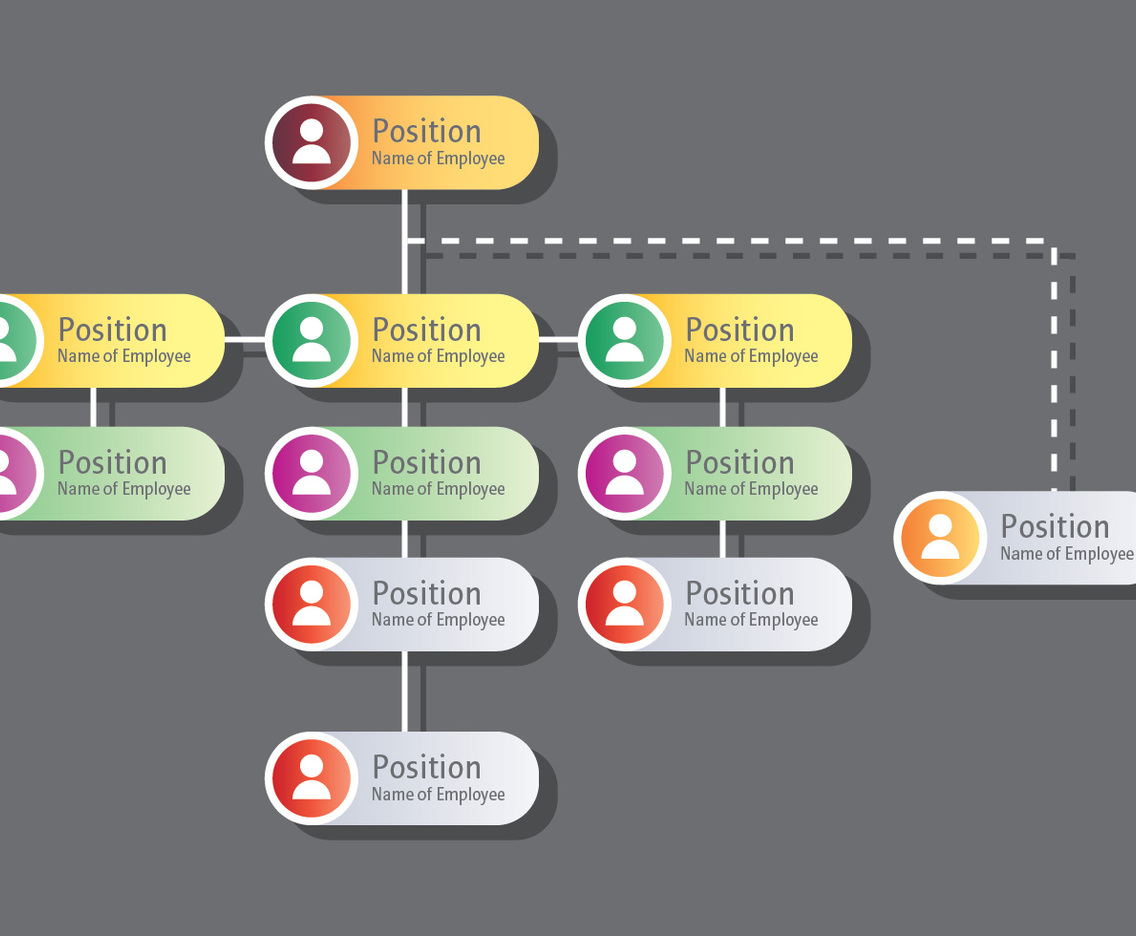 Organization Chart Vector Art & Graphics | freevector.com