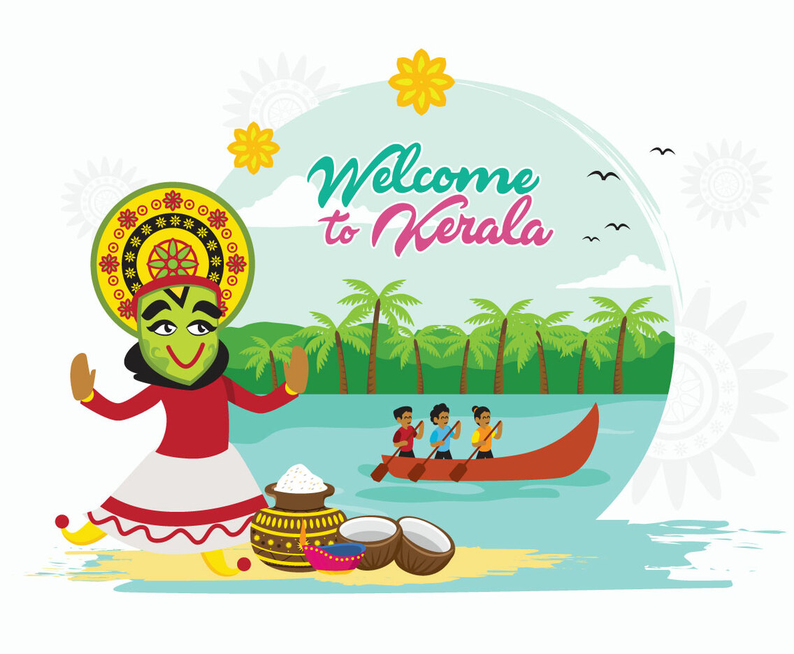 Kerala Vector Vector Art & Graphics | freevector.com