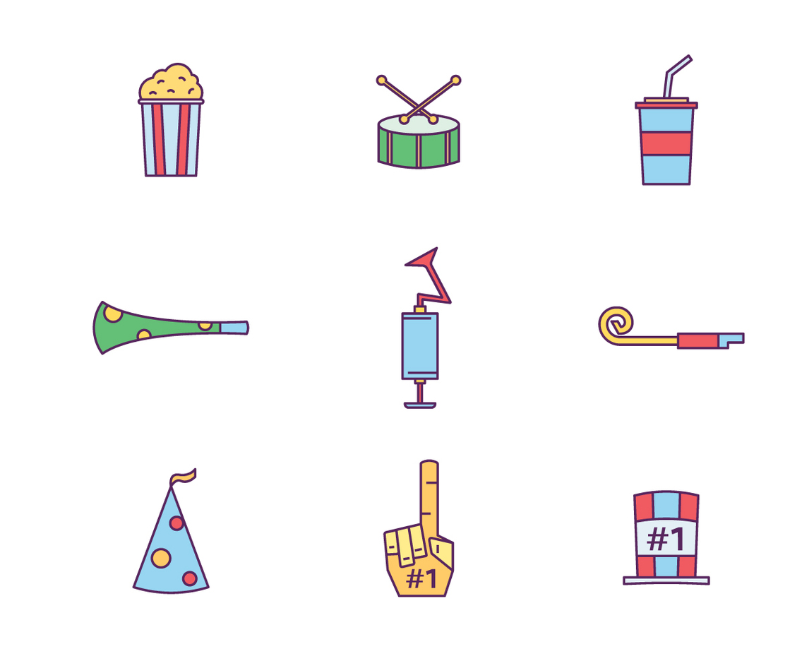 Festival Icons Vector Art & Graphics | freevector.com