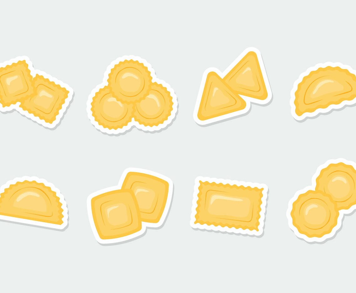 Ravioli Vector Vector Art & Graphics | freevector.com