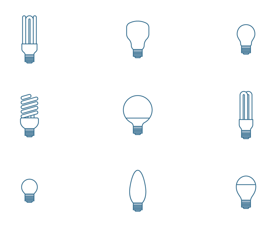 Bulb Icons Vector Art & Graphics | freevector.com