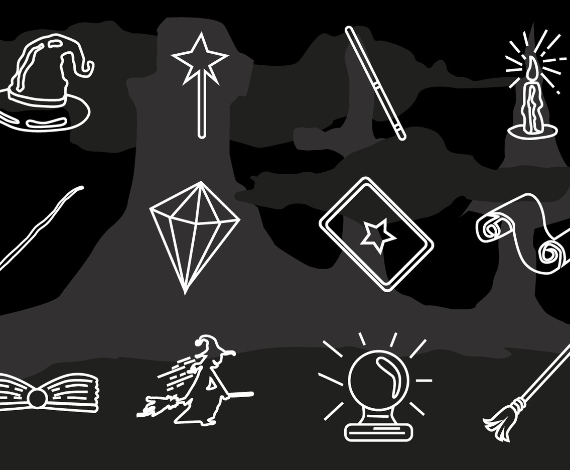 Magic Tools Vector Vector Art & Graphics | freevector.com